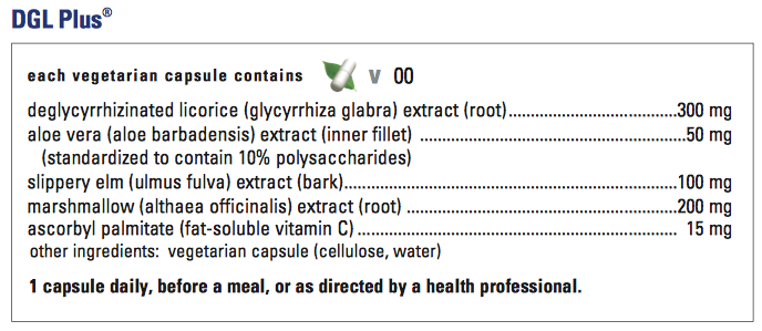 DGL Plus® 180 Capsules, Pure Encapsulations | Get Better Wellness