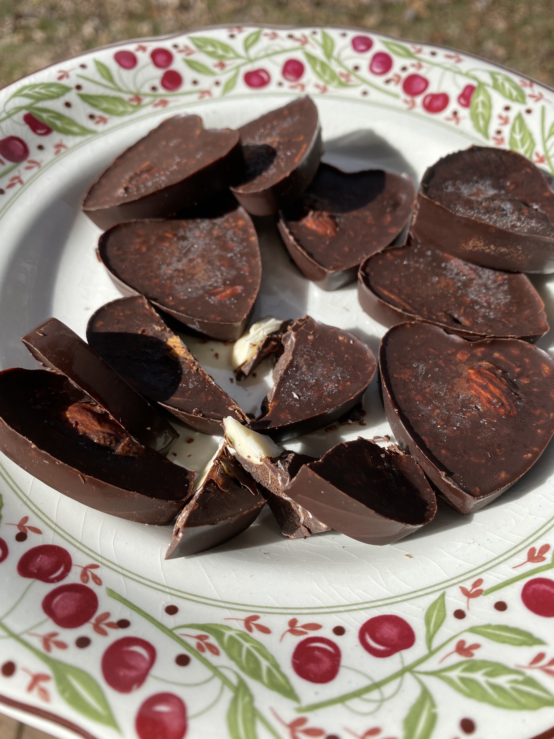 Dark Chocolate Almond Coconut Candy (Healthy Almond Joy) | Get Better ...